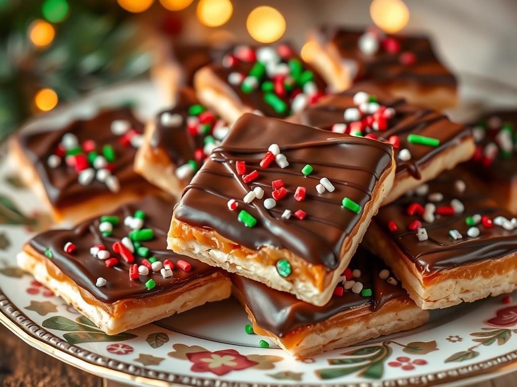 Saltine Cracker Toffee – Looking Joli Good